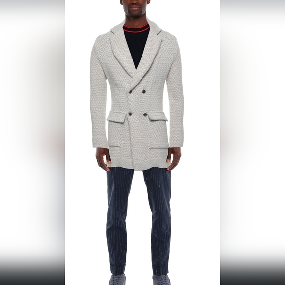Primo Emporio | Jackets & Coats | Mens Primo Emporio Double Breasted Unlined Coatsweater | Poshmark